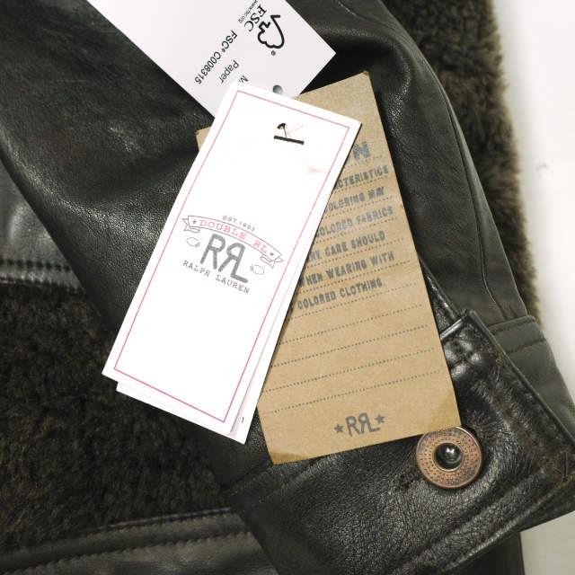 新品 RRL ダブルアールエル 24AW GRIZZLY JACKET シアリングパネルド