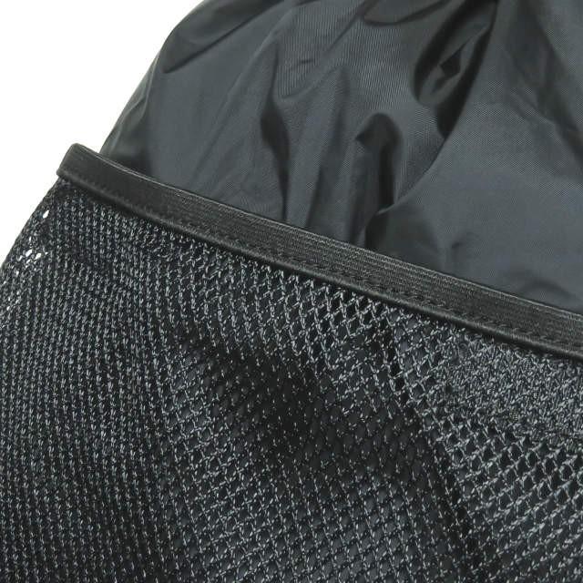 ワイルドシングス フォーワンセブン エディフィス WILDTHINGS x 417 EDIFICE 18AW 別注 キンチャク ナップサック ブラック 巾着 ショルダー バッグ : LOOP ...