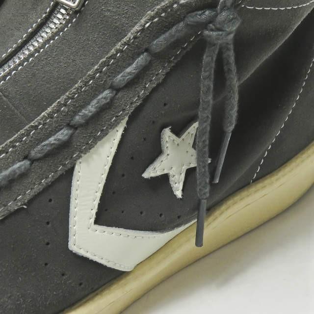 ノンネイティブ コンバース nonnative x CONVERSE 19SS 別注 PRO LEATHER HI プロレザーハイ 32756317 US9(27cm) グレー ジップ ハイ ...