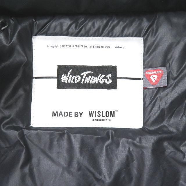 ワイルドシングス ウィズロム フォーワンセブン エディフィス WILDTHINGS x WISLOM 417 EDIFICE 19AW 別注 モンスターパーカー S ブラック アウター ...