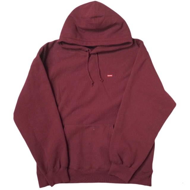 SUPREME シュプリーム 22AW カナダ製 Small Box Hooded Sweatshirt スモールボックスロゴ プルオーバーパーカー XXL Cardinal s18322 ...