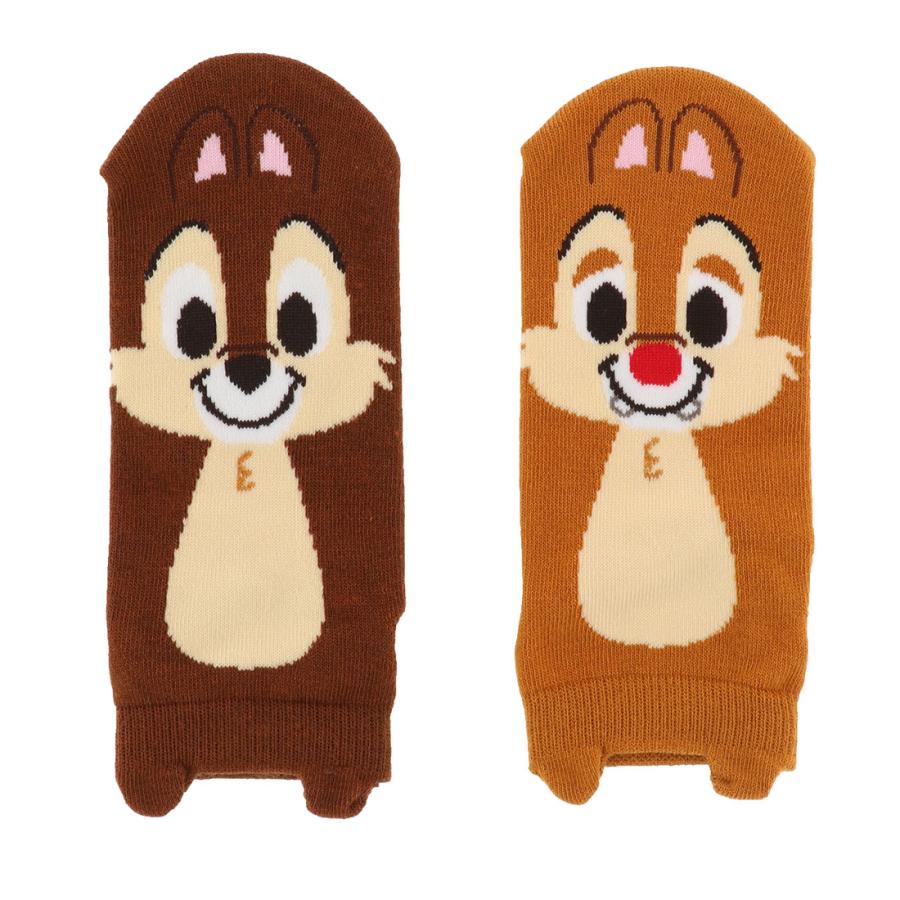 Disney チップとデール パペットソックス 左右柄違い スニーカー丈 23-25cm 靴下 レディース ディズニー : 靴下専門店LOPS - 通販 - Yahoo!ショッピング