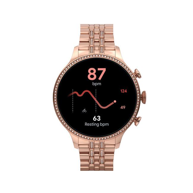 フォッシル ジェネレーション6 FTW6077 スマートウォッチ ローズゴールド 腕時計 FOSSIL GEN 6 42mm ジェネレーション ...