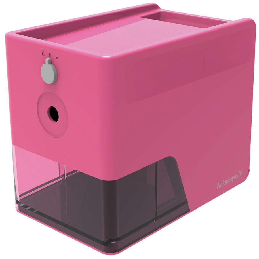 電動鉛筆削り スリムトレータイプ ナカバヤシ DPS-601KP ピンク 六角 丸 三角 対応 : ルーペスタジオ - 通販 - Yahoo!ショッピング