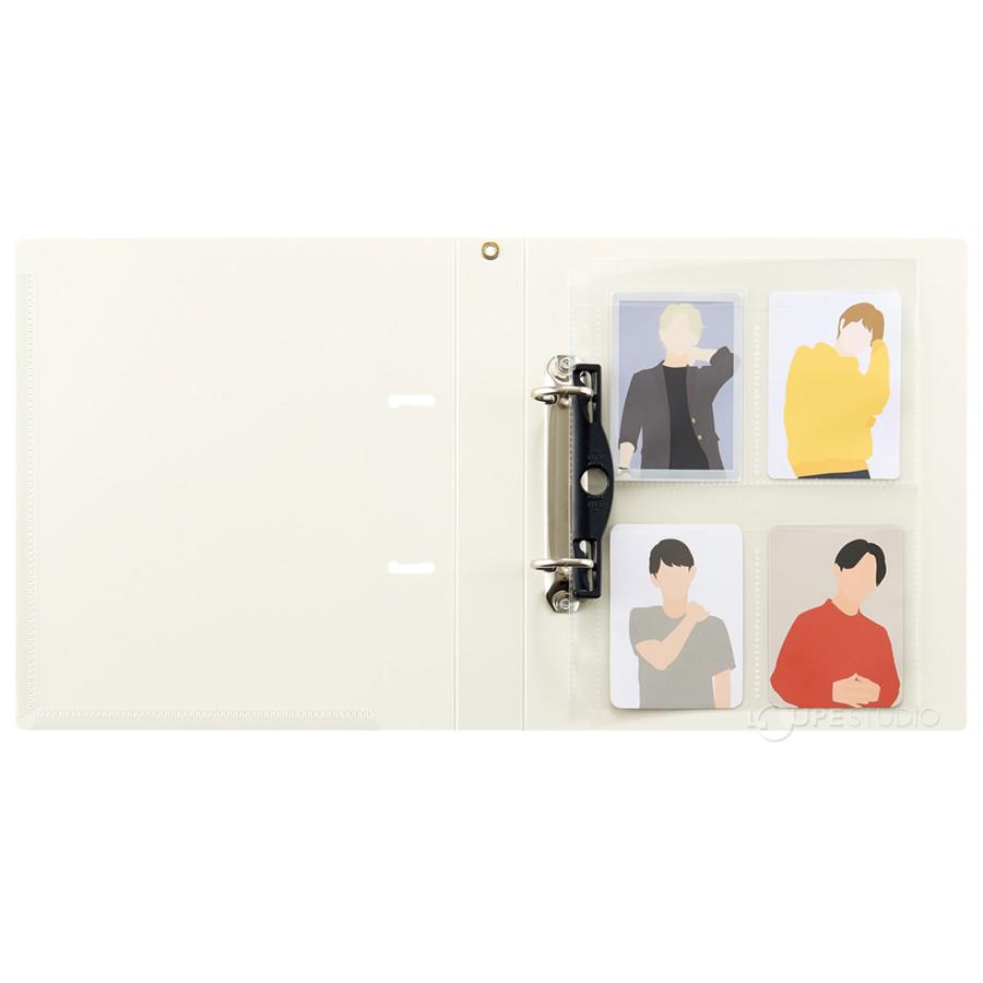 myfa コレクションファイル A5 2穴 推し活 収納 写真 クリアポケット 透明 白 黒 推し事 持ち運び ミファ asuka コラボ グッズ ア : ルーペスタジオ - 通販 ...