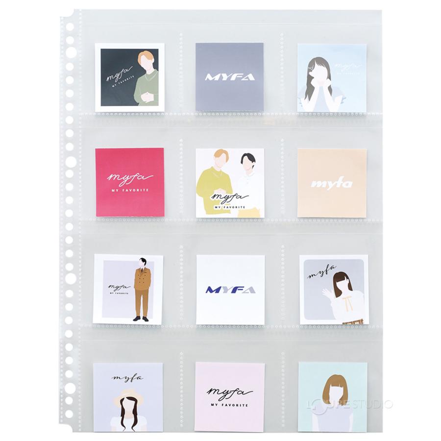 myfa コレクションポケット12ポケット A4 30穴 推し活 推し事 収納 ステッカー シール 保管 ミファ asuka コラボ グッズ アイドル : ルーペスタジオ - 通販 ...