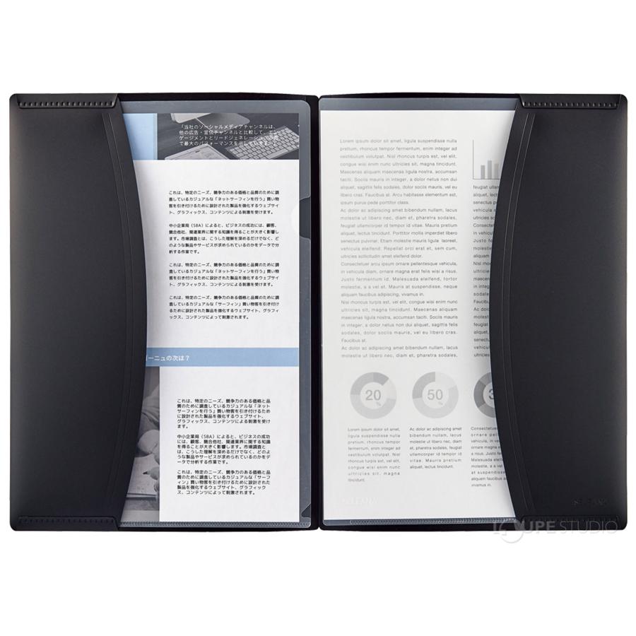 SELFANA ソリッドホルダー2ポケット A4 クリアファイル 書類 プリント 資料 収納 挟む 文具 文房具 事務用品 オフィス ビジネス デスク : ルーペスタジオ - 通販 ...