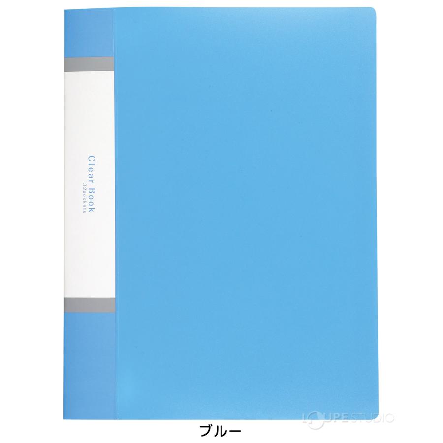クリアブックA4 横入れ 32ポケット クリアファイル ファイル 収納 整理 文具 学校 教材 :atc-10780:ルーペスタジオ - 通販 - Yahoo!ショッピング