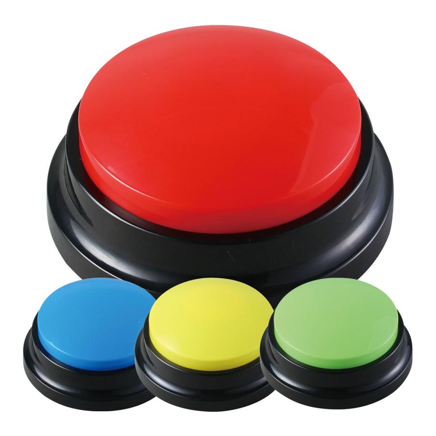 録音ボタン RECプッシュ VOCA 音声 録音 再生 会話 支援 発達障害 自閉症 知育玩具 犬ボタン トレーニング 訓練 : ルーペスタジオ - 通販 - Yahoo!ショッピング