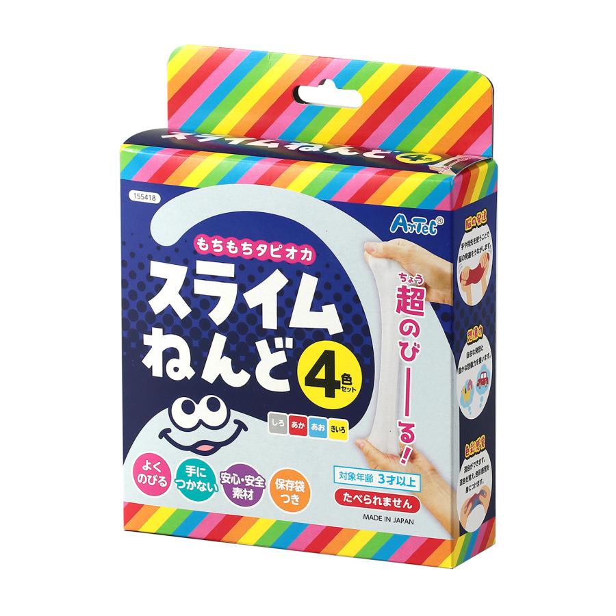 タピオカスライムねんど4色セット 個装袋 知育玩具 3歳 日本製 : ルーペスタジオ - 通販 - Yahoo!ショッピング