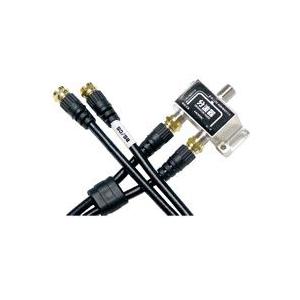 HORIC アンテナ分波器 BS・地デジ対応 黒ケーブル2本付き(S-4CFB) 50cm ホーリック :horic-029:ルーペスタジオ - 通販 - Yahoo!ショッピング