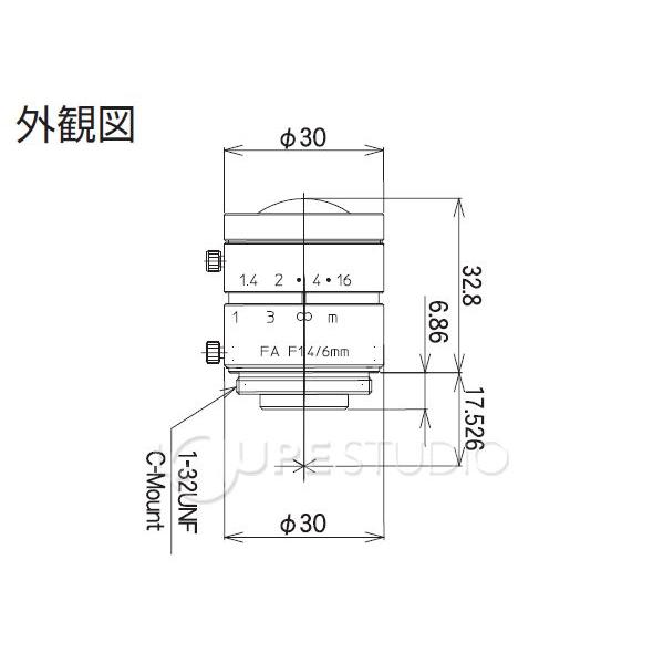 興和 2／3インチ用固定焦点レンズ JCシリーズ LM6JC KOWA マシンビジョン用高解像度レンズ : ルーペスタジオ - 通販 - Yahoo!ショッピング