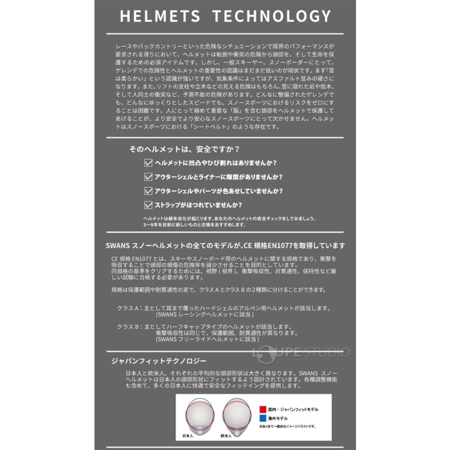 スノーヘルメット HSF-190 MBK スキー スノーボード スワンズ SWANS : sw-wh-001 : ルーペスタジオ - 通販 - Yahoo!ショッピング