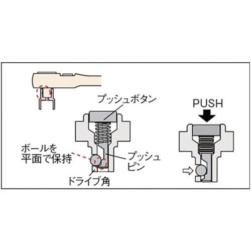 KTC 9.5sq.ロングラチェットハンドル [BR3L] BR3L 販売単位：1 送料無料 :TRS-1O7H:ルーペスタジオ - 通販 - Yahoo!ショッピング