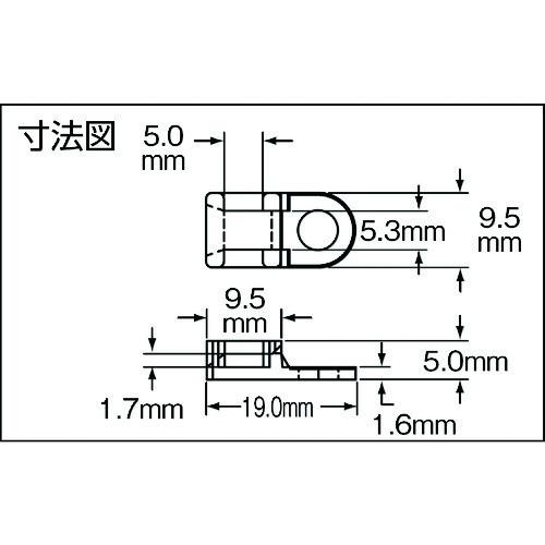 PANDUIT タイアンカー ナチュラル (100個入) [TA1S10-C] TA1S10C 販売単位：1 : ルーペスタジオ - 通販 ...