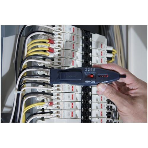 DENSAN ブレーカー配線チェッカー 活線・死線両対応フルセット [SEC-970S] SEC970S 販売単位：1 送料無料 : ルーペスタジオ - 通販 - Yahoo!ショッピング