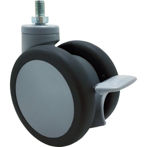 SAMSONG デザイン双輪キャスター「Kelly」 ネジ 自在ストッパー付 1 [KELLY-TS-100] KELLYTS100 販売単位 ...