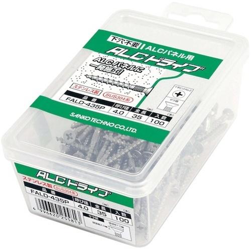 サンコー テクノ ALCドライブ FALDタイプ ステンレス製 (100本入) [FALD-560P] FALD560P 販売単位：1 送料無料 : ルーペスタジオ - 通販 - Yahoo ...
