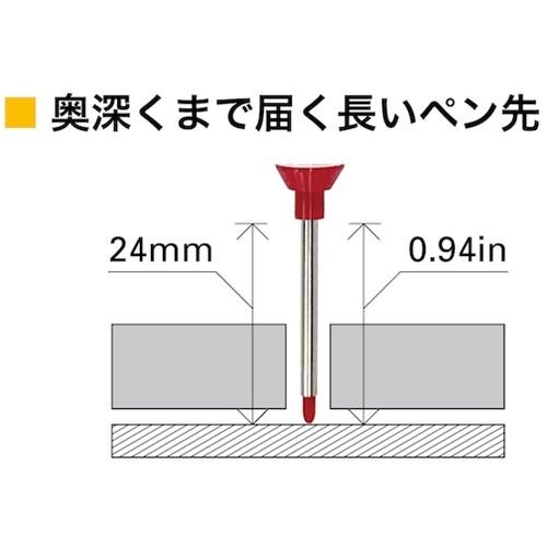 工業用マーカー サクラ ネジ穴用マーカー 黒 [KPKL-S#49] KPKLS49 販売単位：1 : ルーペスタジオ - 通販 - Yahoo!ショッピング
