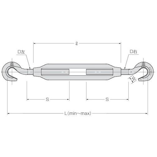 コンドーテック LS枠式ターンバックル両ハッカーTB-H/H ドブメッキ W1/2 [011A2DLSHH12] 011A2DLSHH12 販売単位：1 :TRS-DP98:ルーペスタジオ ...