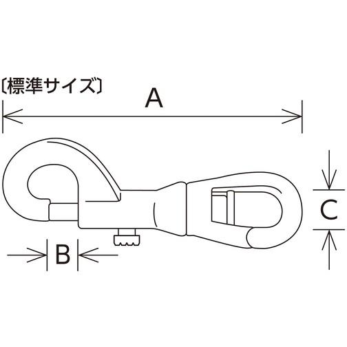 緑十字 プラスチックチェーン用ジョイント 黒 SNP-BK 全長99mm 対応線径:10/12mm以下 2個組 ナイロン [284171 ...