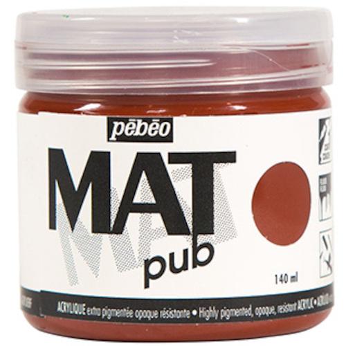 Pebeo マットピュブ 140ml NO.20 バーントシェンナ [256020] 256020 販売単位：1 : ルーペスタジオ - 通販 - Yahoo!ショッピング