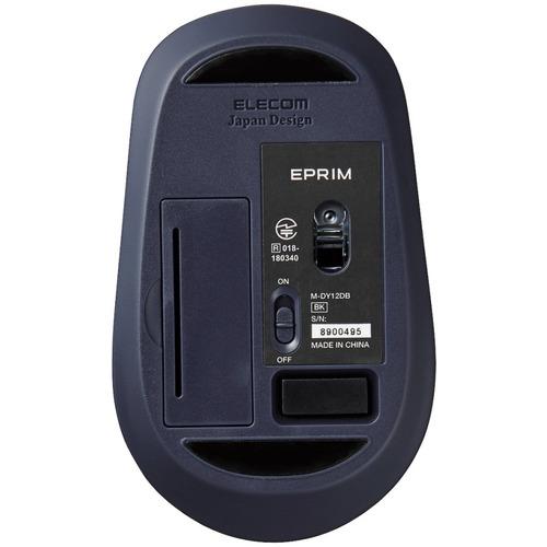 ELECOM 3ボタンBlueLED無線マウス ブラック [M-DY12DBBK] MDY12DBBK 販売単位：1 : ルーペスタジオ - 通販 - Yahoo!ショッピング