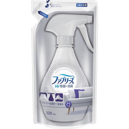 P&G ファブリーズ W除菌+消臭 アルコール成分+無香料 つめかえ 320ml [910279] 910279 販売単位：1 :TRS-NID0:ルーペスタジオ - 通販 - Yahoo ...