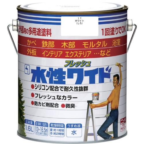ニッぺ 水性フレッシュワイド 1.6L ホワイト HTA103-1.6 [4976124024320] HTA1031.6 販売単位：1 送料無料 :TRS-NNW5:ルーペスタジオ - 通販 ...