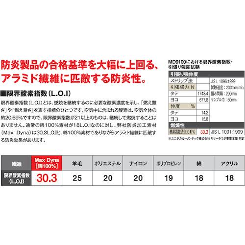Max Dyna 防炎エプロン(割烹着型・ロングタイプ) [MD200L-XXL-NV