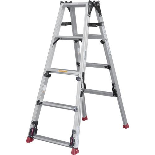 PiCa 上部操作式四脚アジャスト式はしご兼用脚立スタッピーSCN型 階段用 [SCN-34B] SCN34B 販売単位：1 送料無料 : ルーペスタジオ - 通販 - Yahoo!ショッピング