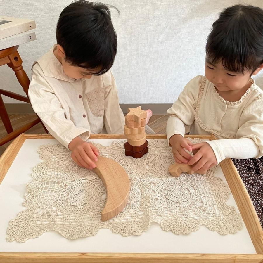 木製おもちゃ wooden moon balance toy ムーン バランス トイ 木のおもちゃ 積み木 ブロック ベビー キッズ 赤ちゃん ...