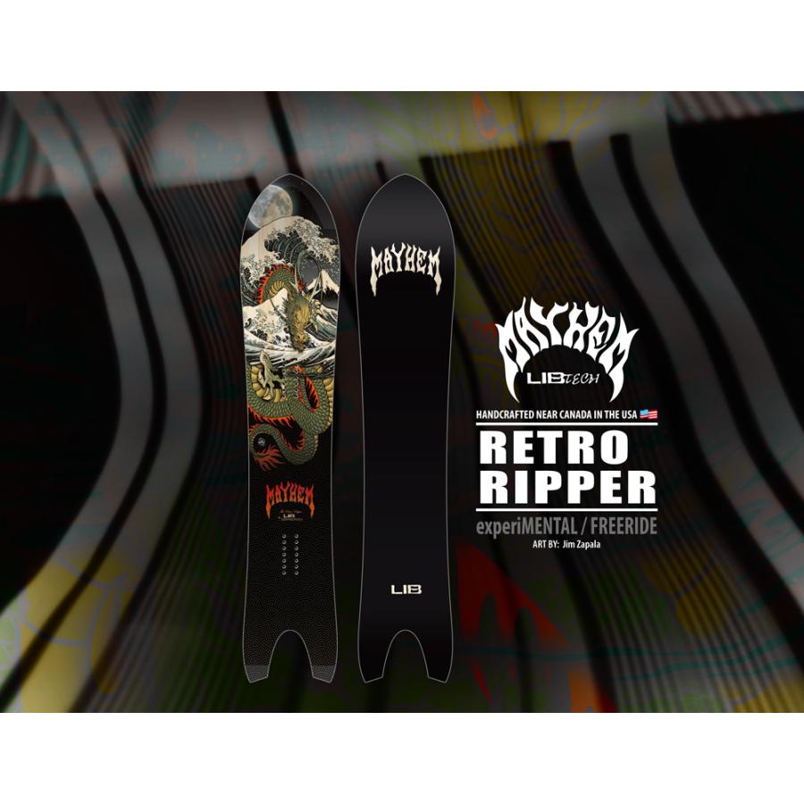 LIBTECH * RETRO RIPPER 23-24 リブテック 156cm レトロリーパー パウダー ボード SNOWBOARD ...