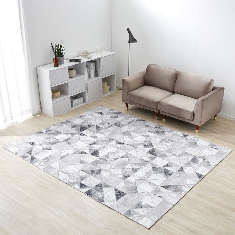 LOWYA ラグ ラグマット カーペット 洗える 滑り止め付 おしゃれ 高級感 200×250cm 水洗い マット 長方形 ワンルーム 一人暮らし 柄 アニマル柄 : LOWYA(ロウヤ ...