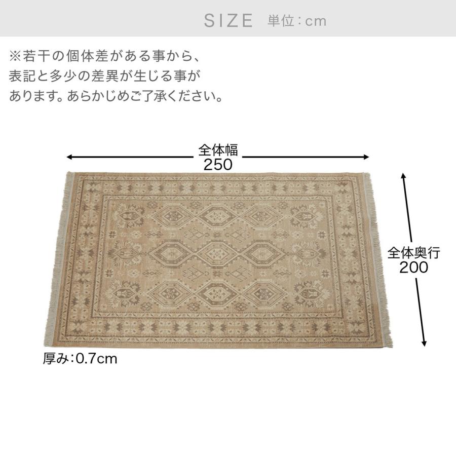 LOWYA ラグ カーペット おしゃれ 柄 長方形 ラグマット 250×200 3畳 絨毯 デスク下 一人暮らし テレワーク 在宅 : LOWYA(ロウヤ)Yahoo!ショッピング店 - 通販 ...