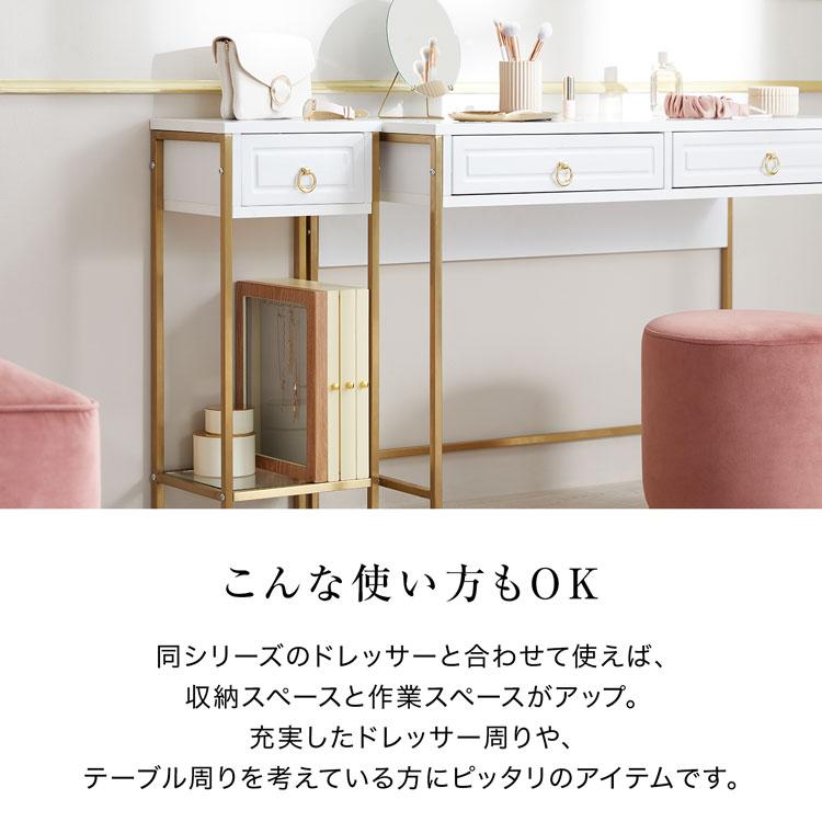 LOWYA（ロウヤ） サイドテーブル ナイトテーブル ソファーテーブル 幅30 コンパクト 収納付き 引き出し おしゃれ かわいい 小さめ 省スペース コンソールテーブル : LOWYA(ロウ ...