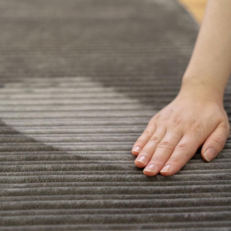 LOWYA（ロウヤ） ラグマット カーペット コーデュロイ調ボンディングラグ 190×240 Lサイズ ブラウン グレー カーキ : LOWYA(ロウヤ)Yahoo!ショッピング店 - 通販 ...