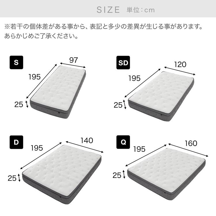 LOWYA マットレス セミダブル SD ポケットコイル 低反発 高反発 : LOWYA(ロウヤ)Yahoo!ショッピング店 - 通販 - Yahoo!ショッピング