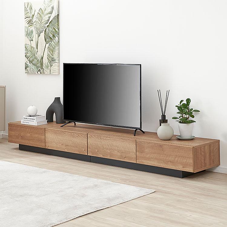 テレビ台 テレビボード ローボード ロータイプ おしゃれ 幅260cm 収納 多い 完成品 シンプル 木製 国産 高さ30cm 隠す収納 ロウヤ LOWYA :dvnlf:LOWYA(ロウヤ ...
