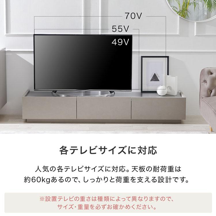 LOWYA テレビ台 テレビボード 180cm レザー風 ローボード LOWYA テレビ台 テレビボード 180cm レザー風 ローボード