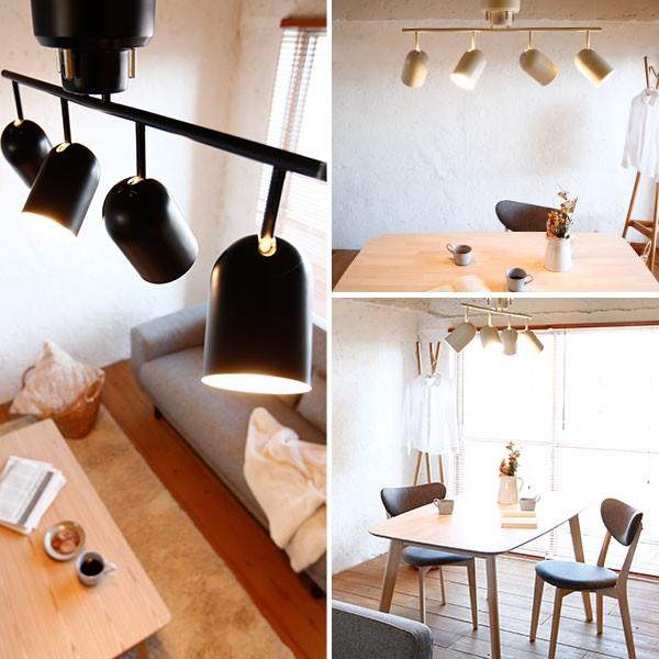 LOWYA スポットライト シーリング LED 4灯 おしゃれ リビング ダイニング 電球対応 照明 天井 スポット スチール リモコン : LOWYA(ロウヤ)Yahoo!ショッピング店 ...