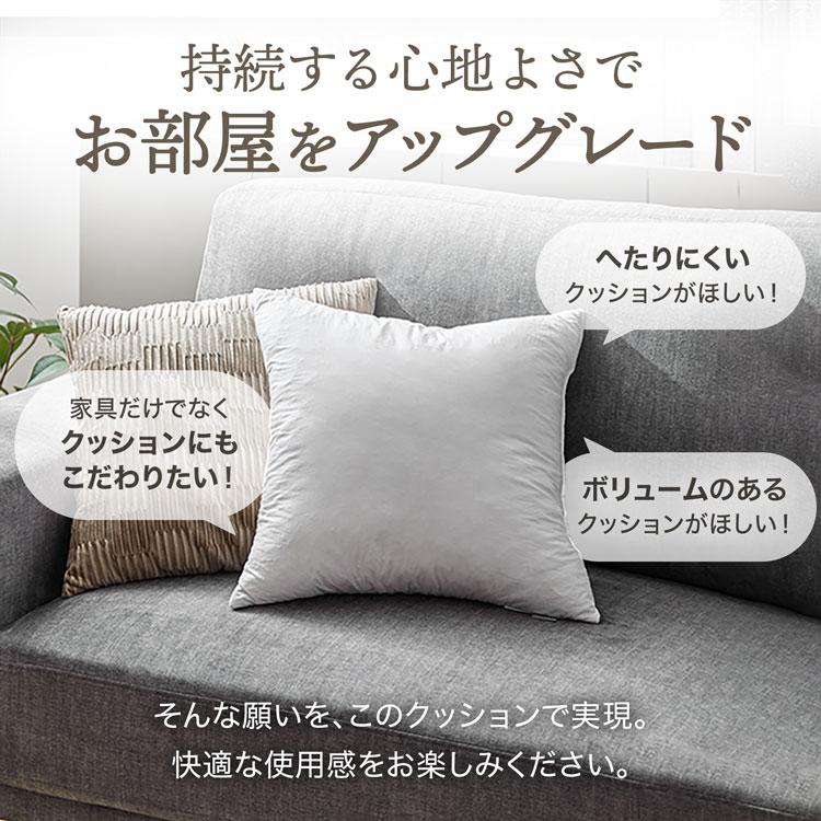 LOWYA ヌードクッション クッション フェザー100％ ボリューム 45×45 インテリア雑貨 生活雑貨 ホワイト : LOWYA(ロウヤ)Yahoo!ショッピング店 - 通販 ...