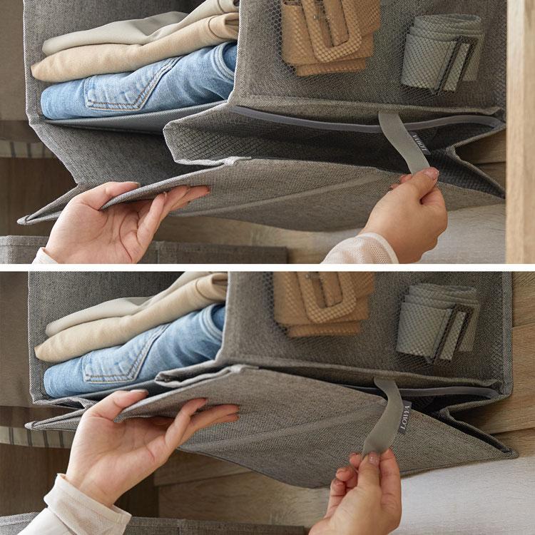 LOWYA 吊り下げ収納 クローゼット収納 収納アイテム すっきり整う 探さない暮らし 探し物知らず グレー : LOWYA(ロウヤ)Yahoo!ショッピング店 - 通販 - Yahoo!ショッピング