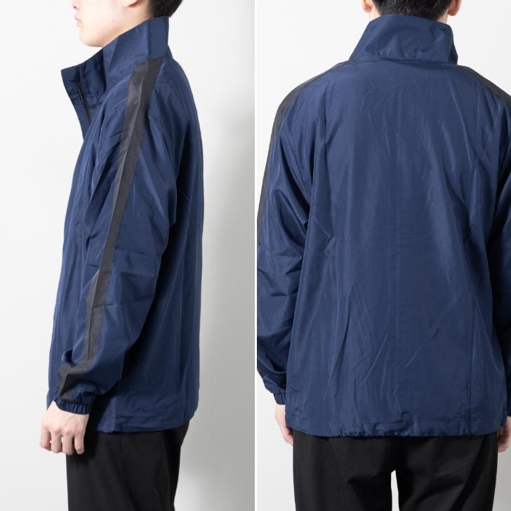 ウインドブレーカー メンズ 裏メッシュ 袖ライン スタンドカラー トラックジャケット ウィンドブレーカー ゴルフ スポーツウェア キャンプ アウトドアウェア : お小遣い節約できる店 ローコス ...