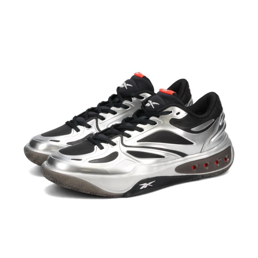Reebok ENGINE A リーボック エンジン メンズ BLACK/SILVER/WHITE シルバー 100228150 ...