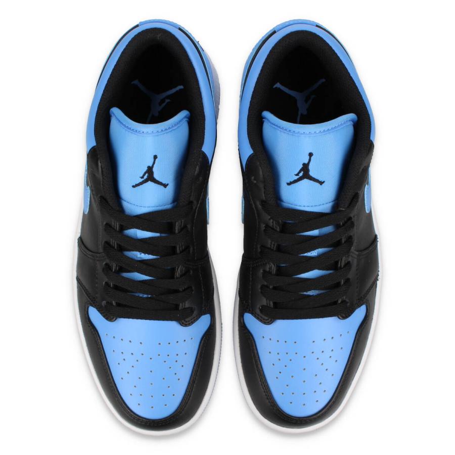 エア ジョーダン 1 NIKE AIR JORDAN LOW ナイキ ロー メンズ BLACK/BLACK/UNIVERSITY BLUE ...