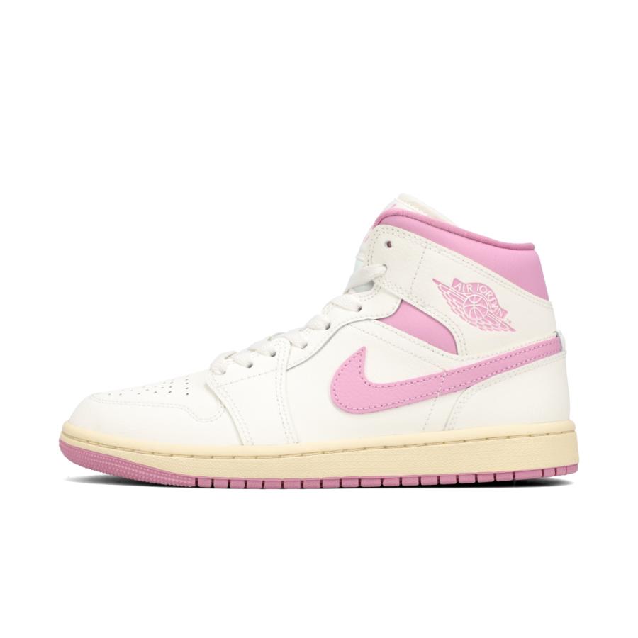 エア ジョーダン 1 NIKE WMNS AIR JORDAN MID ナイキ ウィメンズ ミッド レディース SAIL/PINK ...