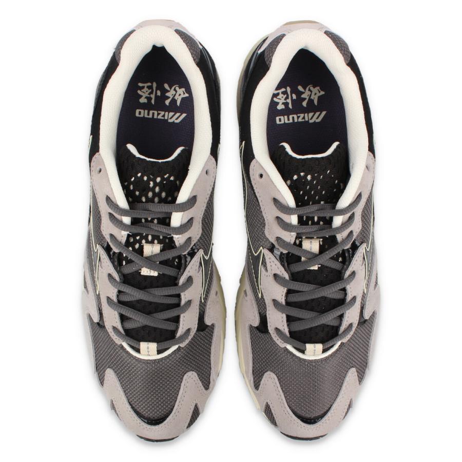 ASICS MIZUNO WAVE RIDER 10 ミズノ ウエーブ ライダー メンズ DARK GREY/BLACK/LIME ...