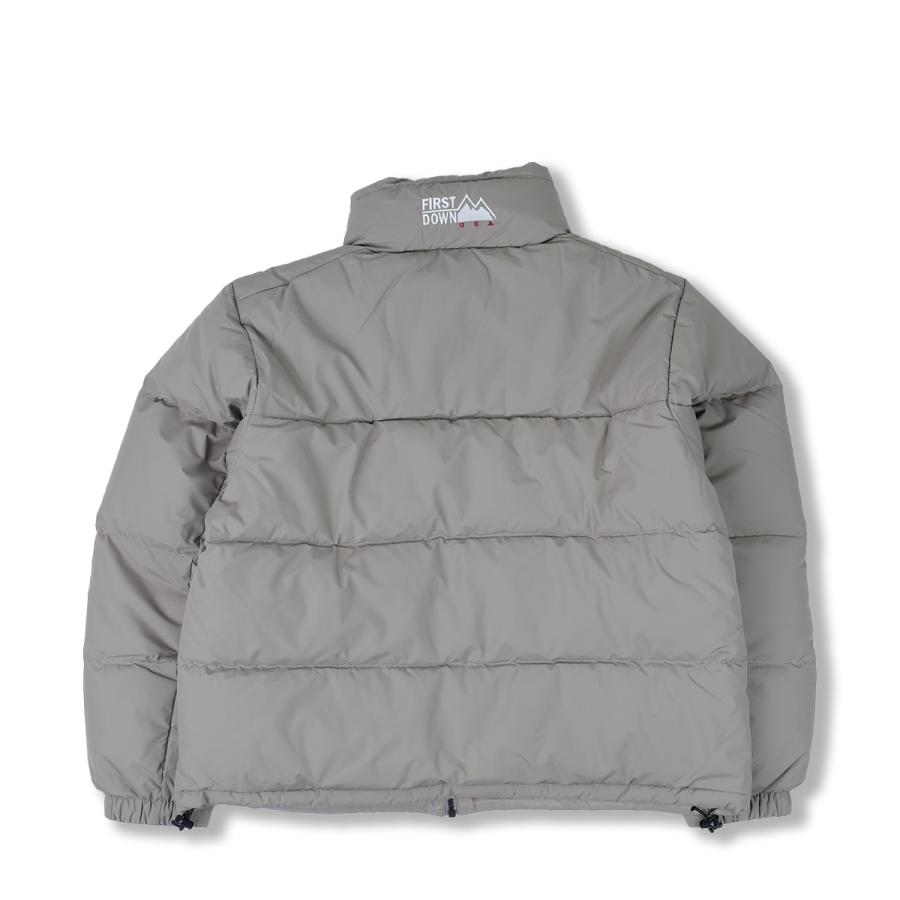 FIRST DOWN BUBBLE JACKET SHORT ファーストダウン バブル ダウン ジャケット ショート メンズ レディース LIGHT GRAY グレー F742040-03 ...