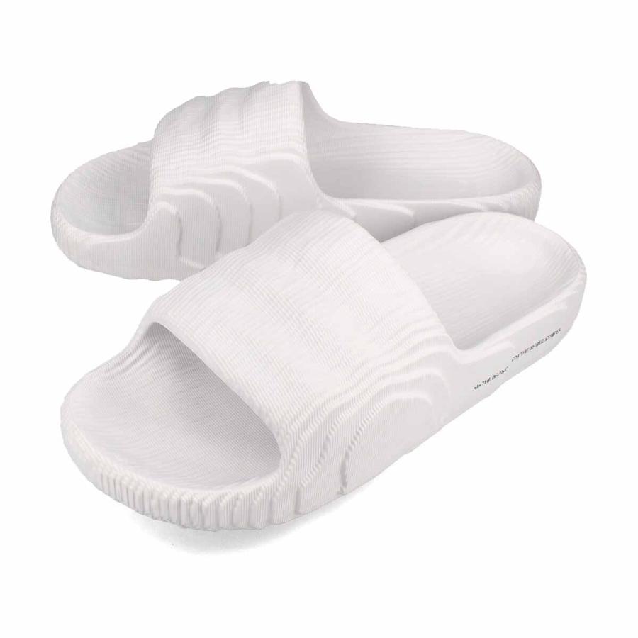 ADILETTE adidas 22 SLIDES アディダス アディレッタ スライド メンズ レディース CRYSTAL WHITE ...